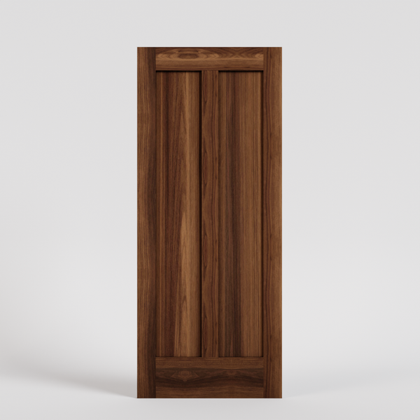 Mid-Century Modern Interior Door | Vertical Panel Door - RealCraft