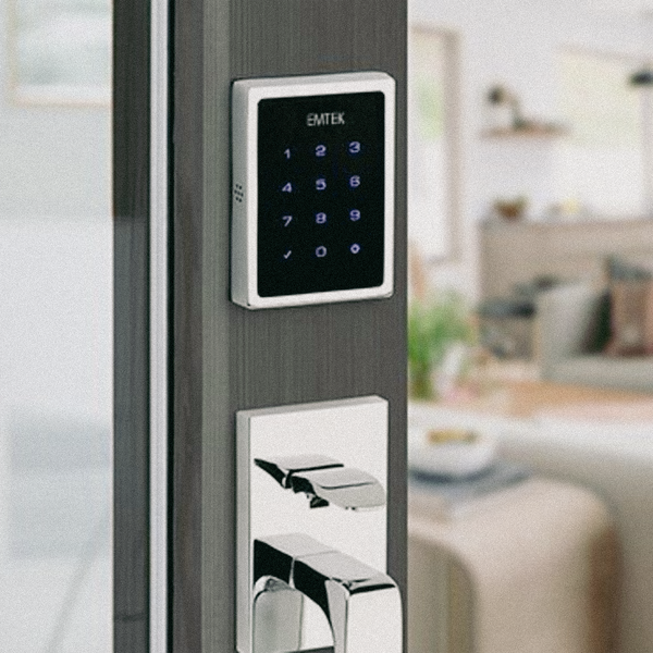 Emtek Baden Modern Keyless Entry Door Lock Set | RealCraft