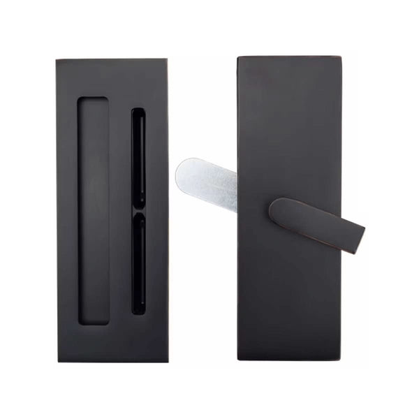 Modern Rectangular Barn Door Privacy Lock by Emtek - RealCraft
