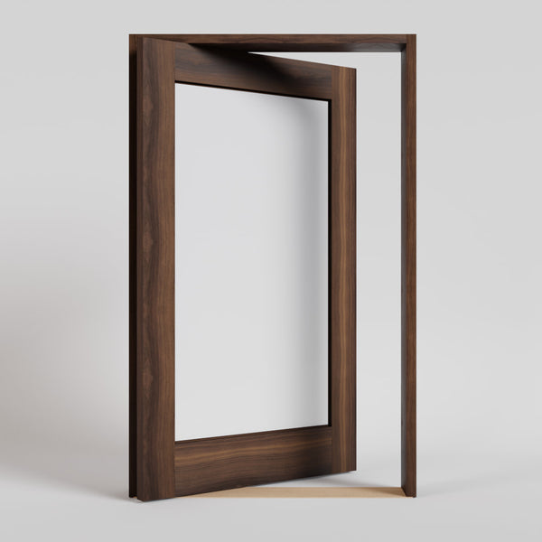 Mid-Century Modern Entry Doors | RealCraft Barn Doors Tagged "Pivot ...
