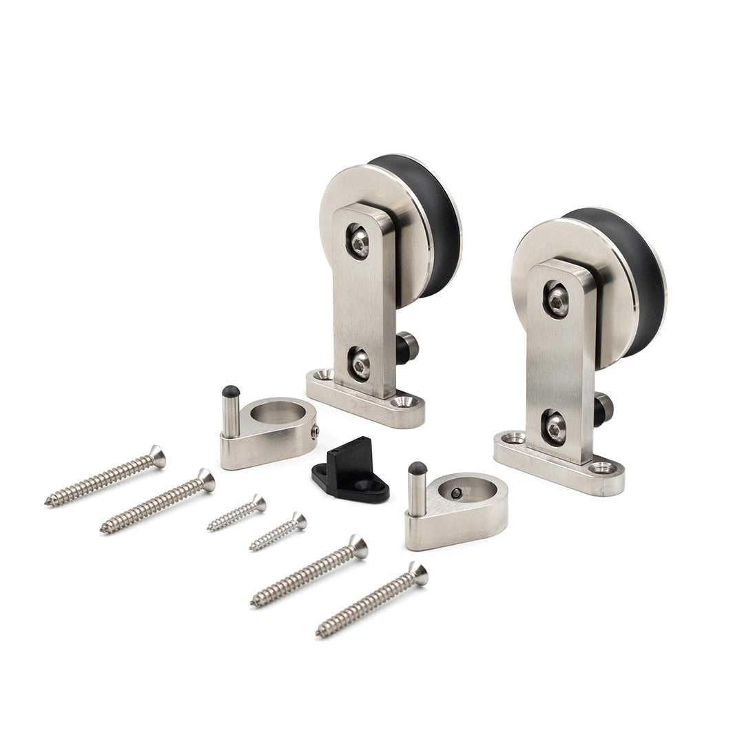 Swiss Rod Modern Sliding Barn Door Hardware Kit | RealCraft