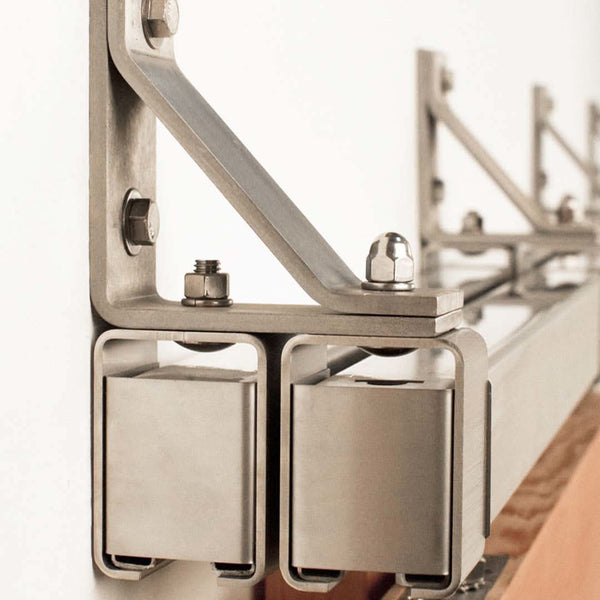 Box Rail 600lb Bypass Track (Stainless Steel) - RealCraft